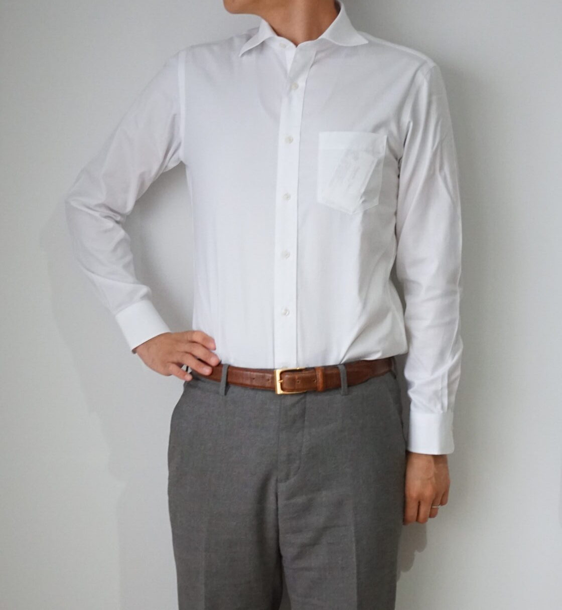 UNIQLO Super Non-Iron Slim-Fit Long-Sleeve Shirt Review | Japan Masterpiece